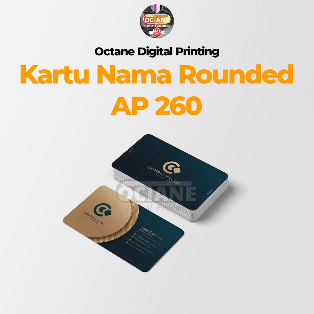 Kartu Nama Rounded AP 260 - Octane Digital Printing