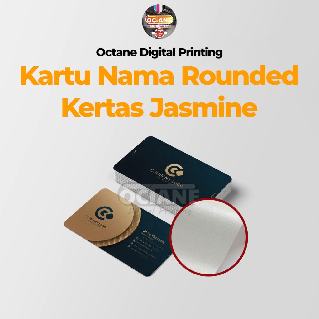 Kartu Nama Rounded - Jasmine - Octane Digital Printing