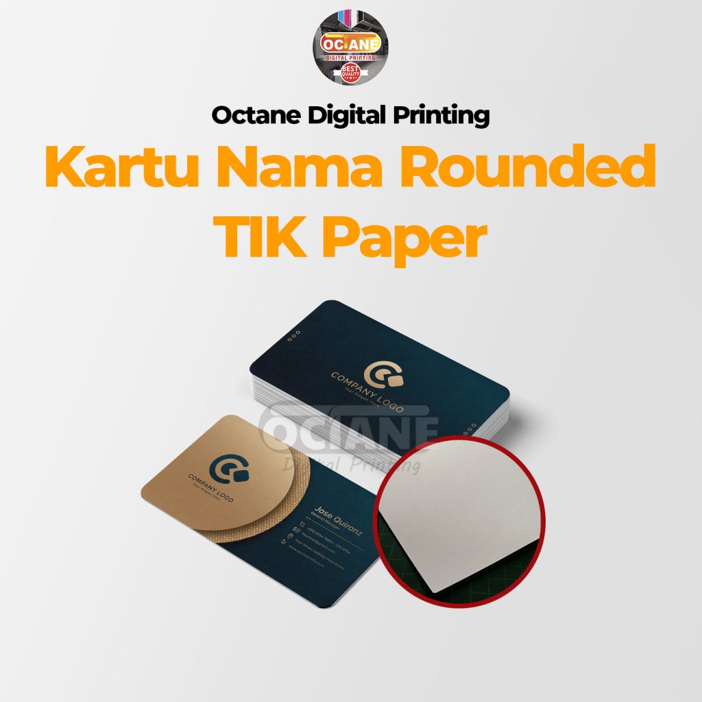 Kartu Nama Rounded - TIK Paper - Octane Digital Printing