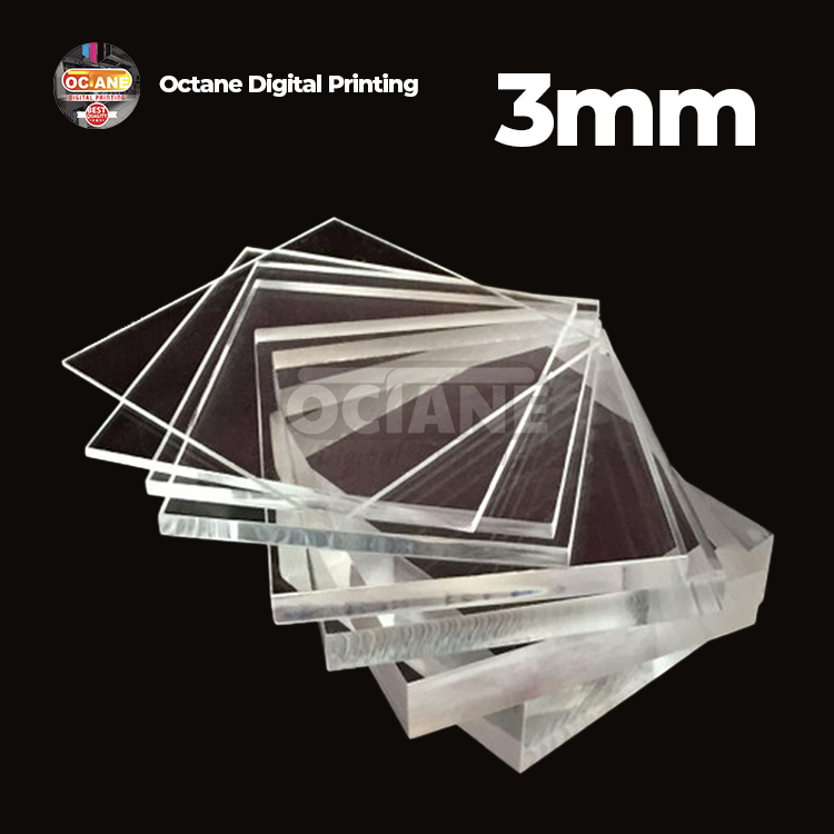 Print UV Akrilik 3mm - Transparant - Octane Digital Printing